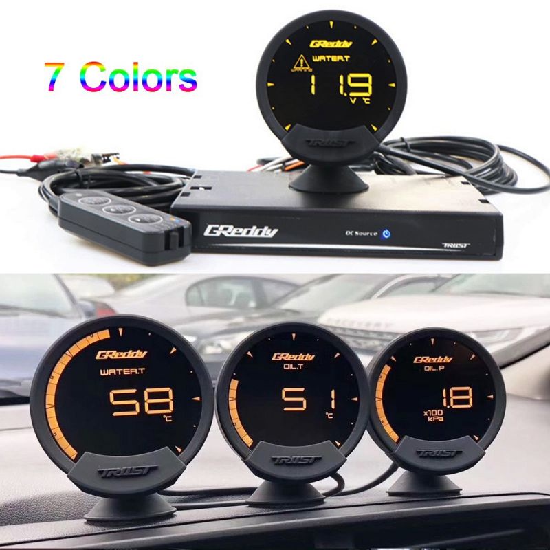 GREDDY SIRIUS OBD2 LCD METER GAUGE 7 COLOUR | Shopee Malaysia
