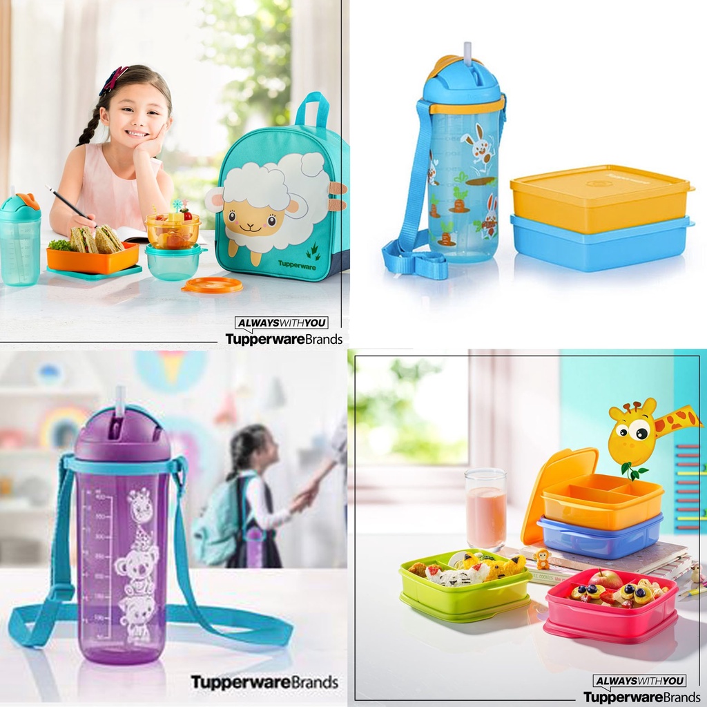 [Tupperware] Twinkle Straw Tumbler (350ml/500ml) / Back to School Set ...