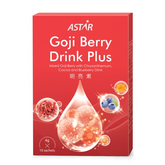 Goji Berry Drink Plus Drink Plus 10 sachets x 4g | Shopee Malaysia