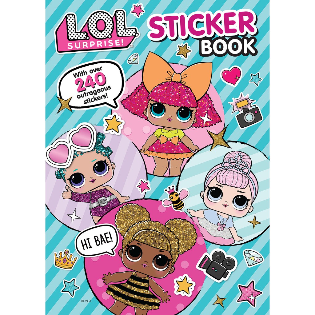 Lol Surprise Sticker Book (Ages 3 and up) | Shopee Malaysia