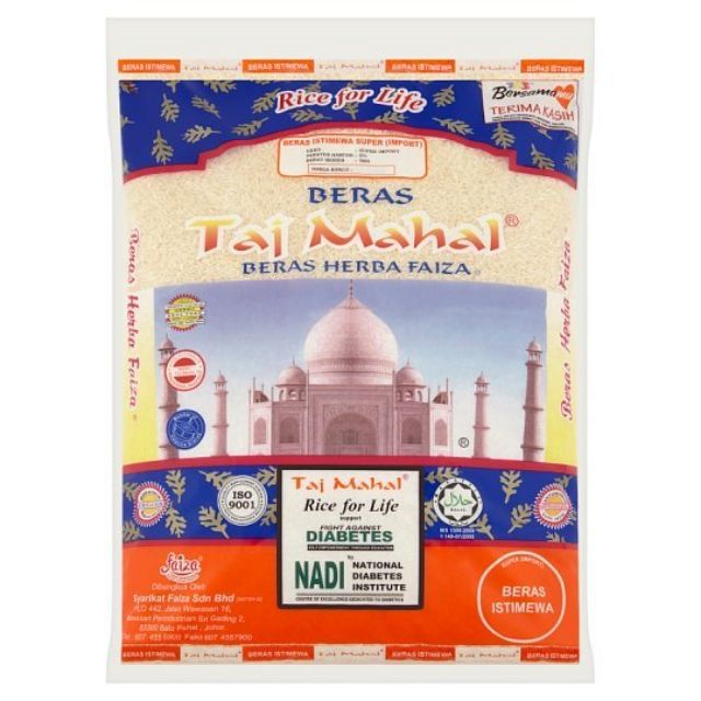 Beras Istimewa Faiza Taj Mahal 5kg | Shopee Malaysia