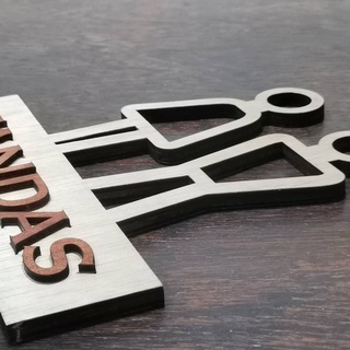 TANDAS SIGN / TOILET SIGN / 3D CUT OUT TOILET SIMBOL SIGN | Shopee Malaysia