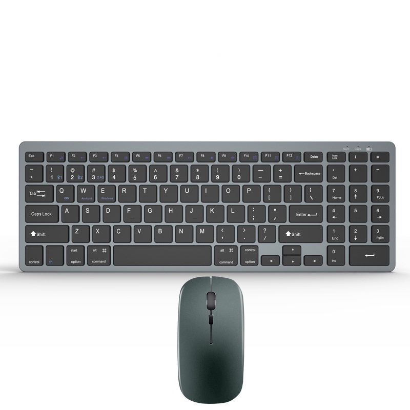 Jomaa Bluetooth Keyboard 2.4G Multimedia Keyboard Mouse Set For Laptop ...