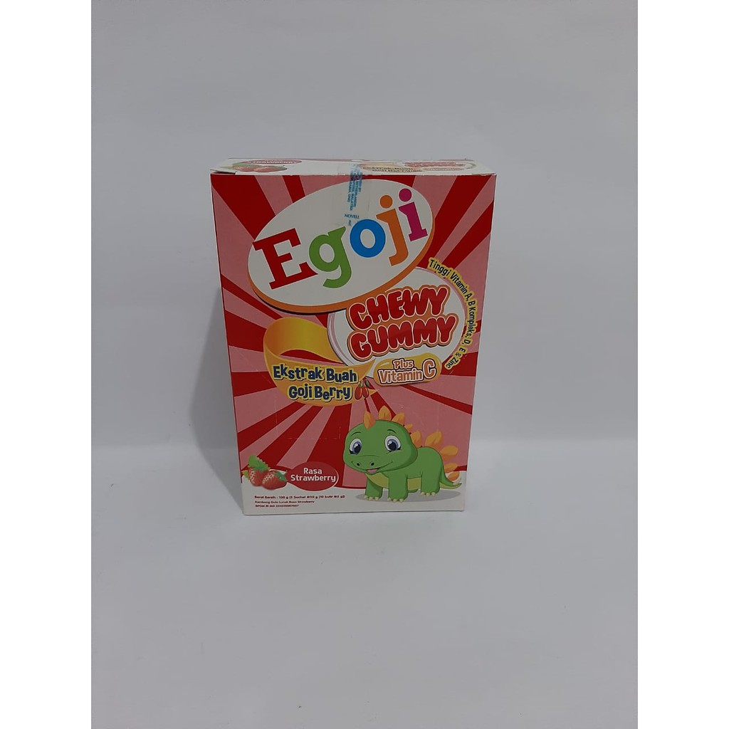 Egoji Gummy Contains 10 Strawberries (1 Box = 5 sachets) | Shopee Malaysia