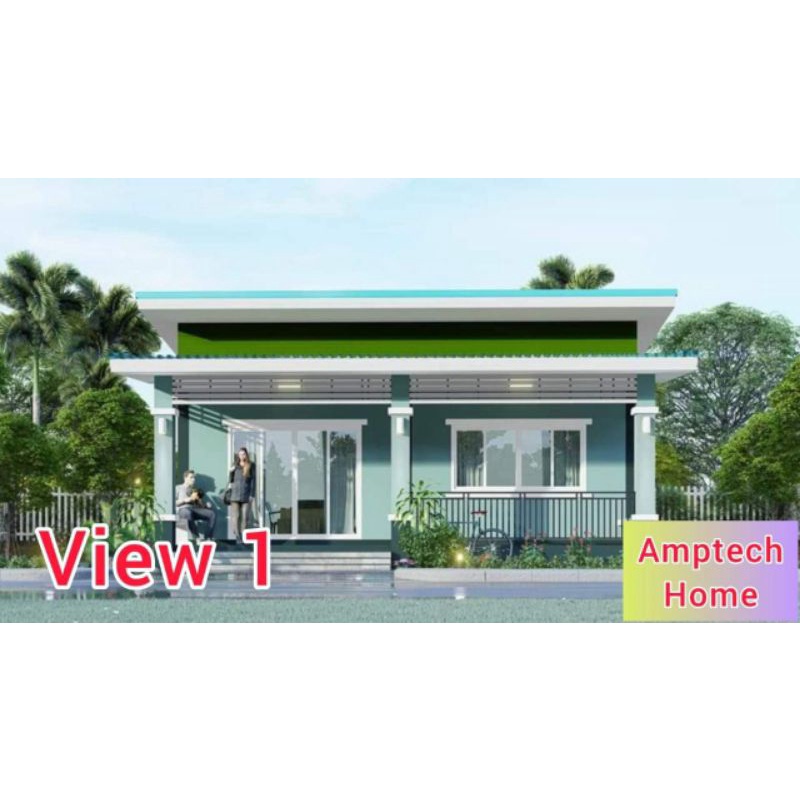 PELAN RUMAH 2 BILIK (LANTAI 24'x34') 816KPS ((BACA DESCRIPTION ...
