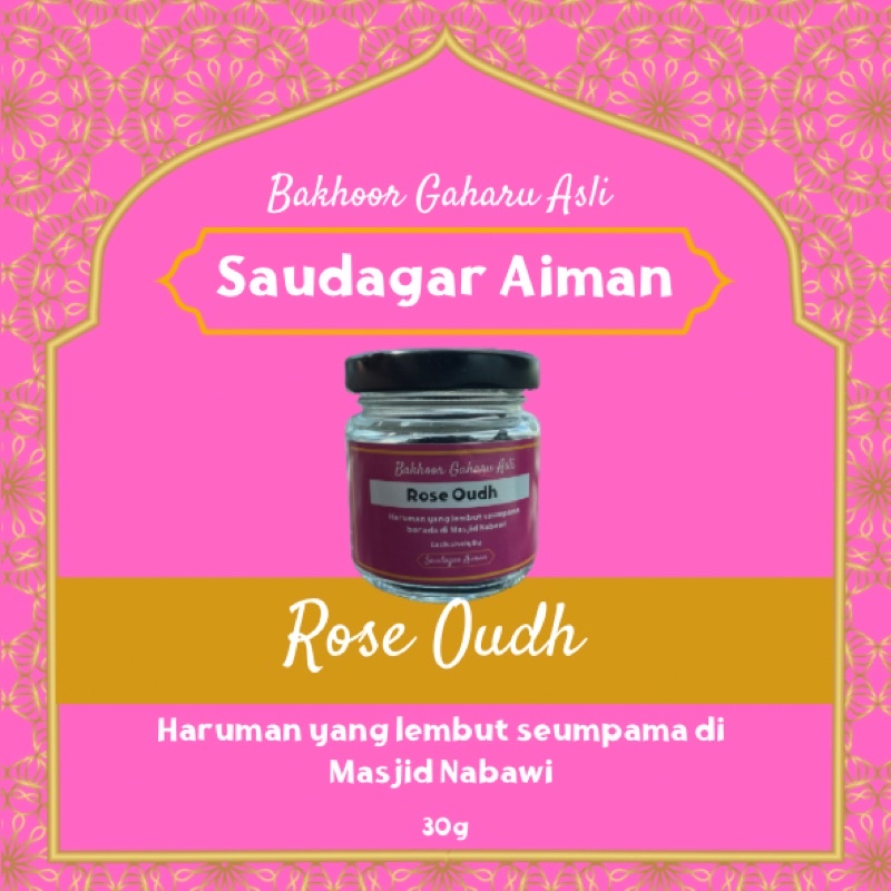BAKHOOR VIRAL : Bakhoor Rose Oudh 30g Haruman yang lembut seumpama ...
