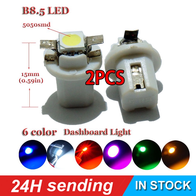 [Ready Stock] Mentol Kereta 2pcs CAR METER PANEL T5 5050 1SMD LED BULB ...