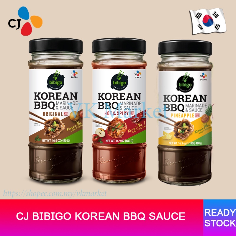 KOREAN CJ bibigo bbq sauce seasoning 480g 韩国韩式烧烤酱汁 CJ bibigo - Imported korean cj seasoning ...