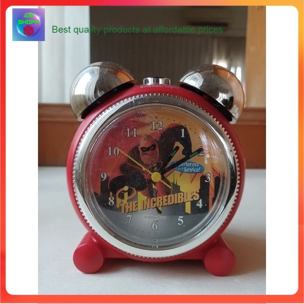 The Incredibles Red Clock Disney/Pixar - Superheroes at Your Service ...