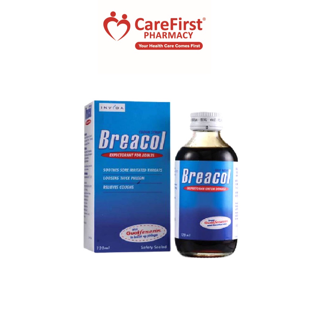 BREACOL COUGH SYRUP FOR ADULTS 120ML | Shopee Malaysia