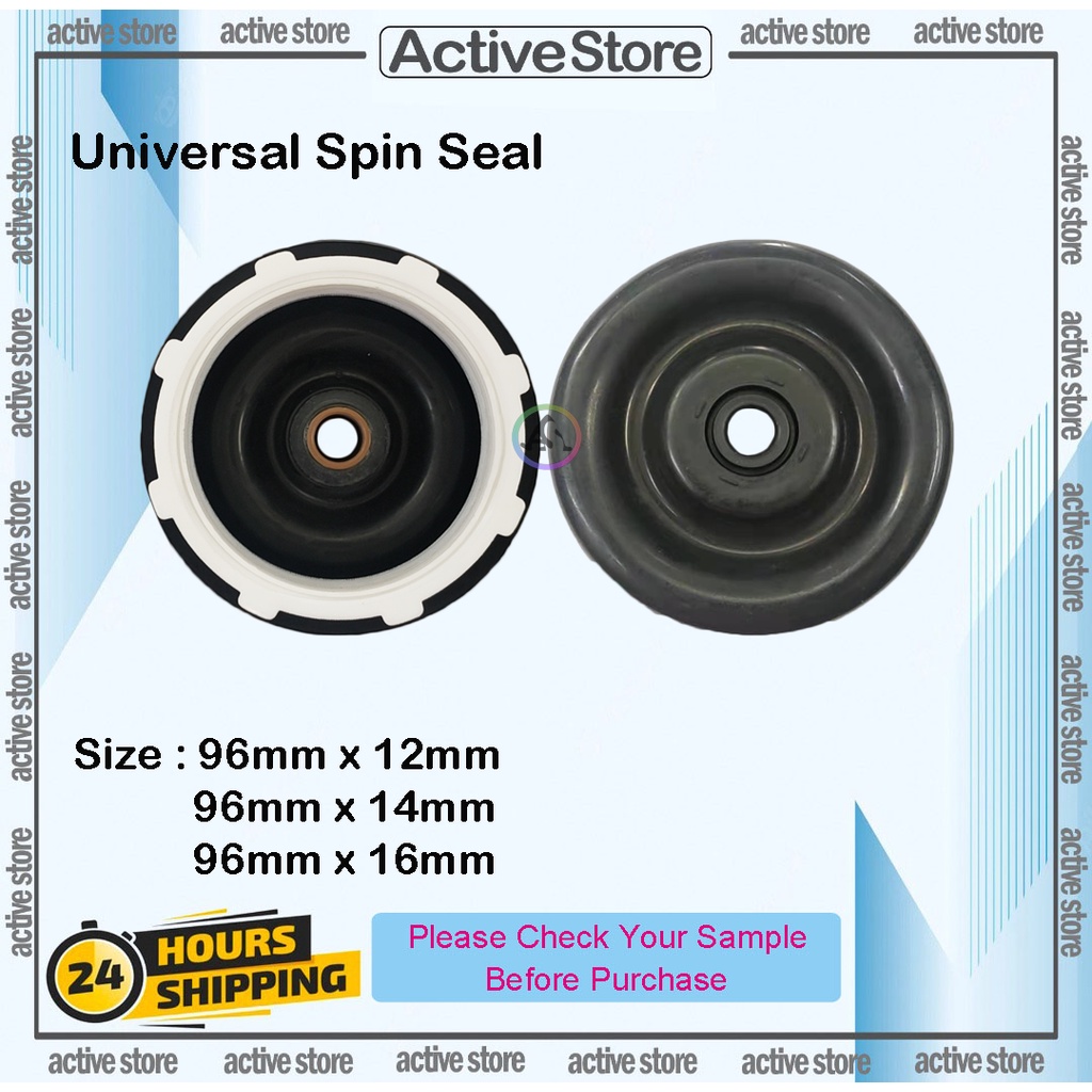 Universal Spin Seal Bellow Washing Machine 96mm x 12mm / 96mm x 14mm ...