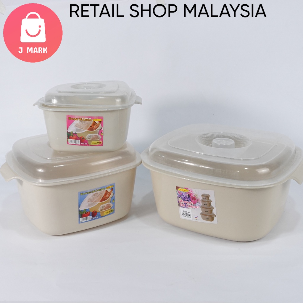Betterware Square Plastic Food Container/Bekas Makanan Plastik Bekas ...