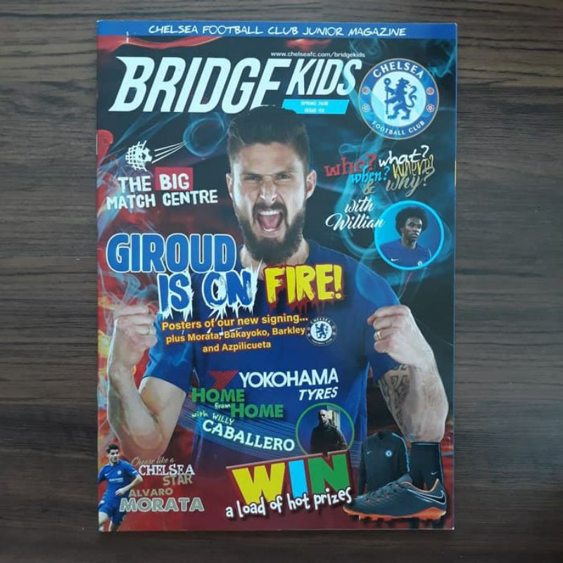 Bridgekids Chelsea FC Junior Magazine Book Official Official Magazine | Shopee Malaysia