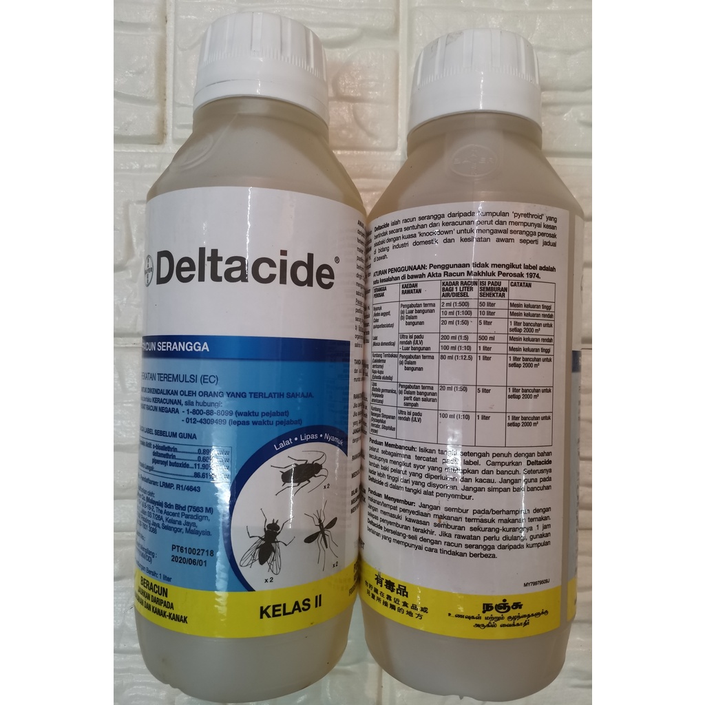 Bayer 100% Orignal Insecticide Deltacide (1 Litre) | Shopee Malaysia
