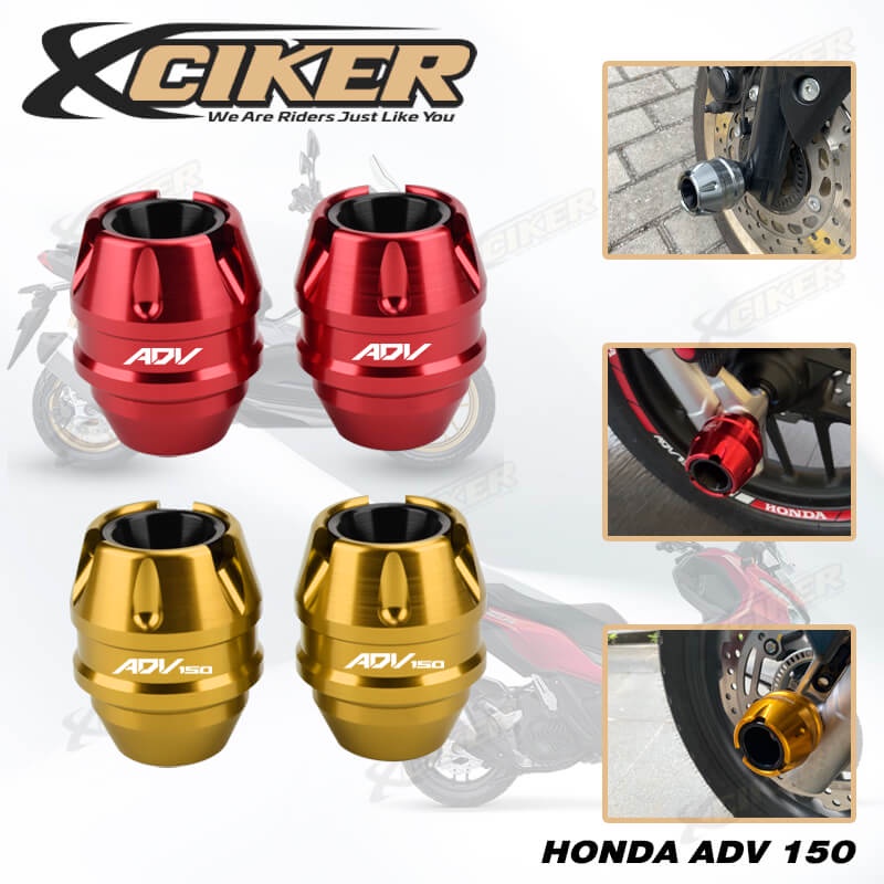 For HONDA ADV160 ADV150 Motorcycle Axle Cap Front Wheel Fork Slider ...