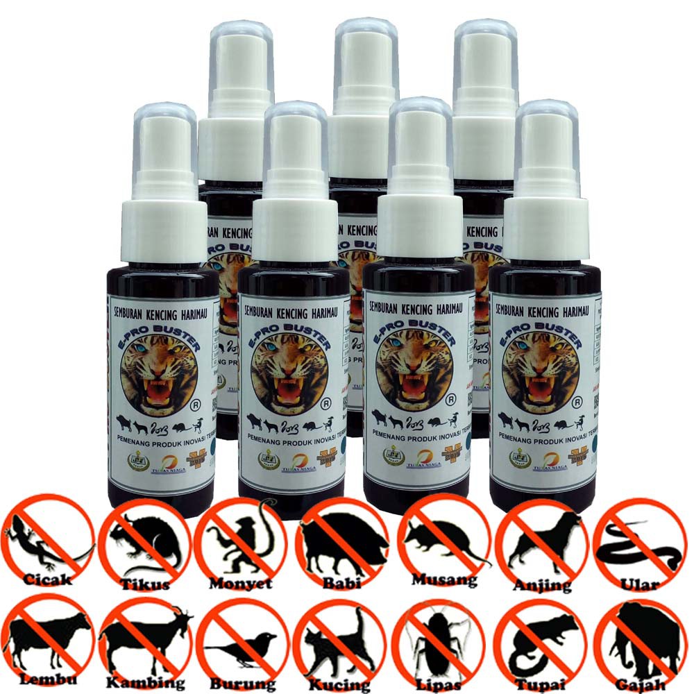 [ReadyStock] 7 Spray Kencing Harimau (60ml x 7pcs)halau Babi Hutan ...