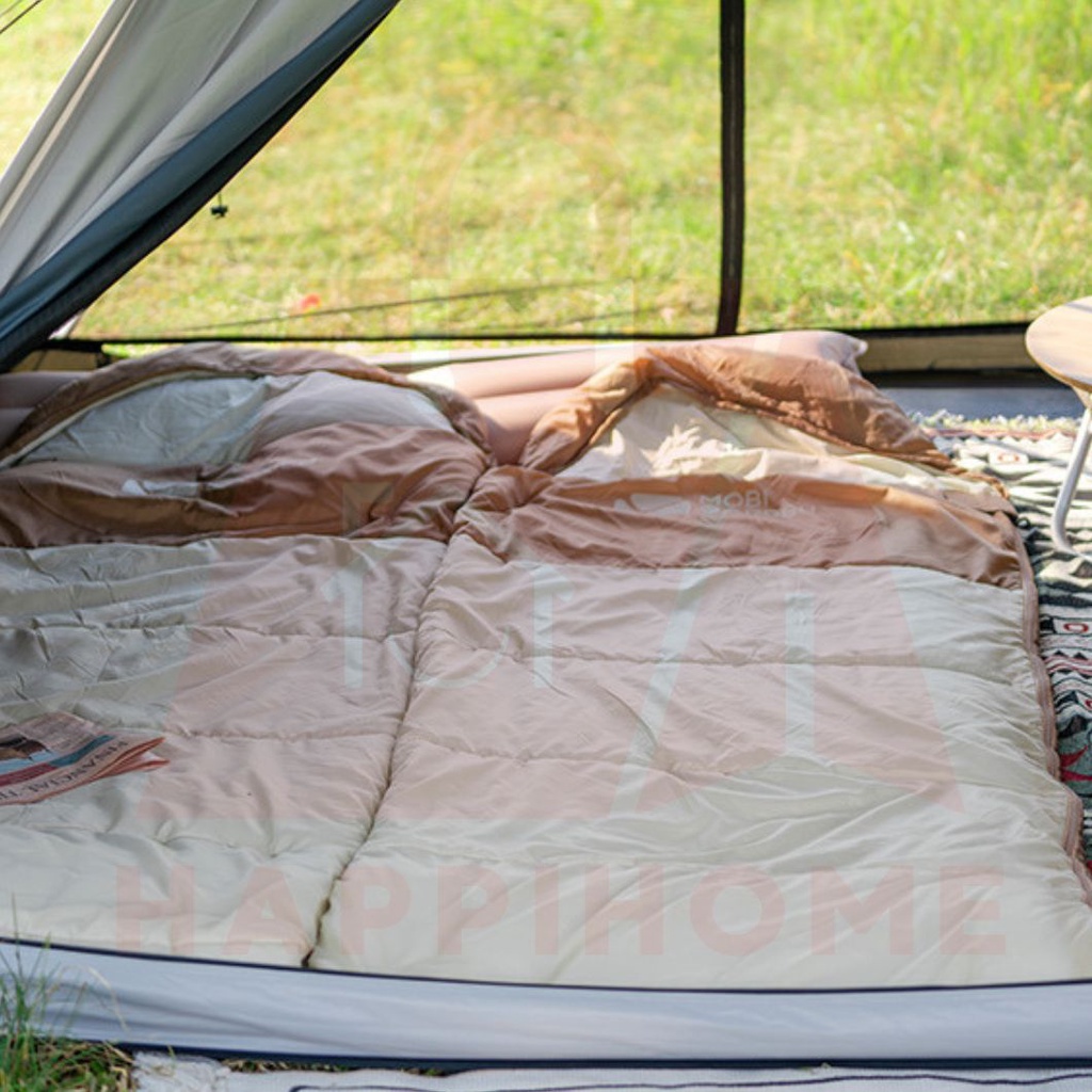 MOBI GARDEN Sleeping Bag with Hood Thick Camping Travel Outdoor Hiking ...