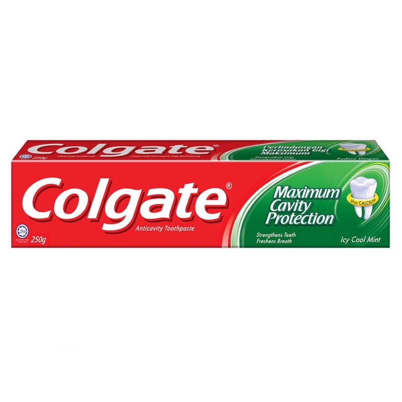 Colgate Maximum Cavity Protection Toothpaste 250g (Exp 06/22) | Shopee Malaysia