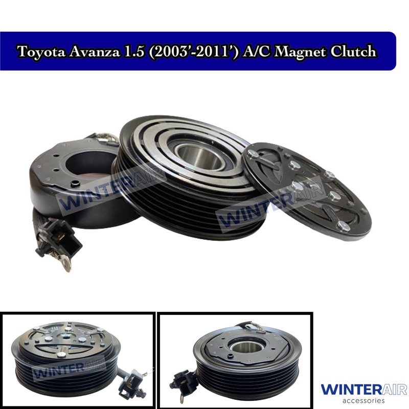 Toyota Avanza 1.5 F600 (2003’-2011’) • Compressor Magnetic / Magnet ...