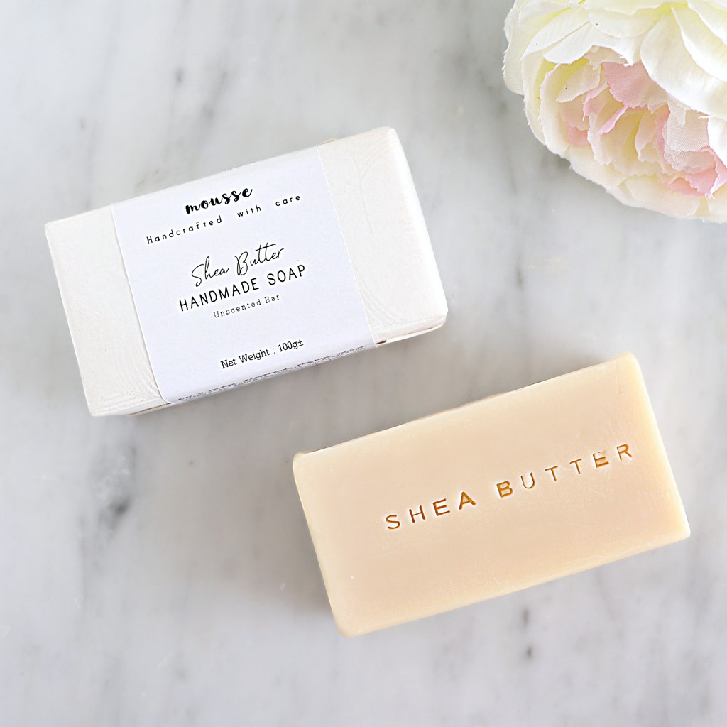 Shea Butter Handmade Cold-Processed Soap / Unscented | Shopee Malaysia