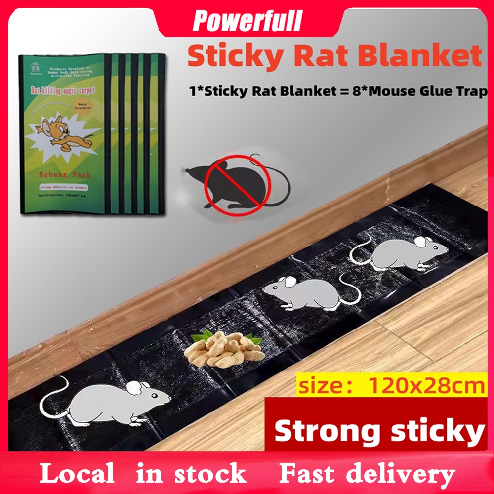 Super Mouse Glue Trap Snake Bugs Rat Mice Catcher Board Foldable Pest ...