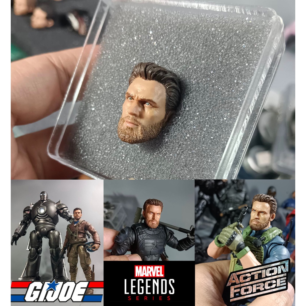 Chris evan captain america 1/12 head for marvel Legends Gi joe ...