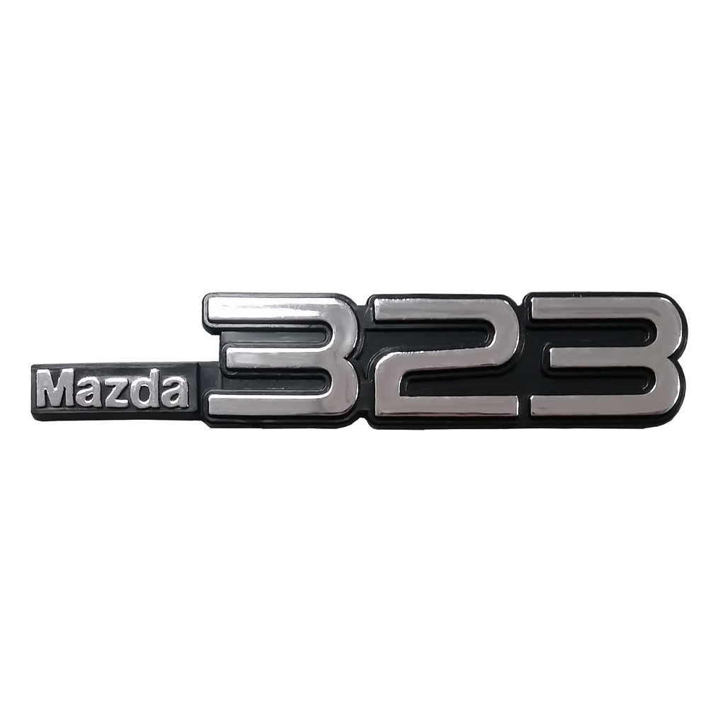15cm x 3cm MAZDA 323 Aftermarket 3D Car Rear Emblem Logo Badge ABS ...