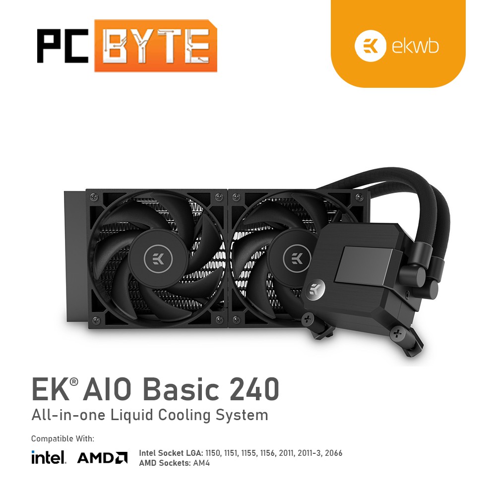 EKWB EK-AIO Basic 240 AIO Radiator CPU Cooler (240mm) | Shopee Malaysia