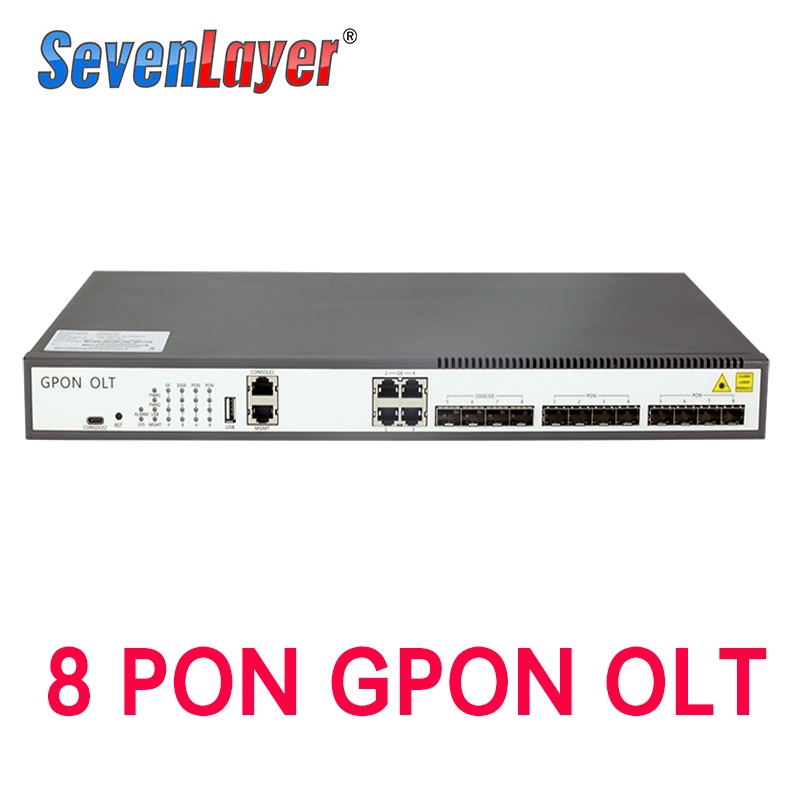 EPON OLT 8PON Ports FTTH CATV OLT Carrier-grade high-density Fiber ...