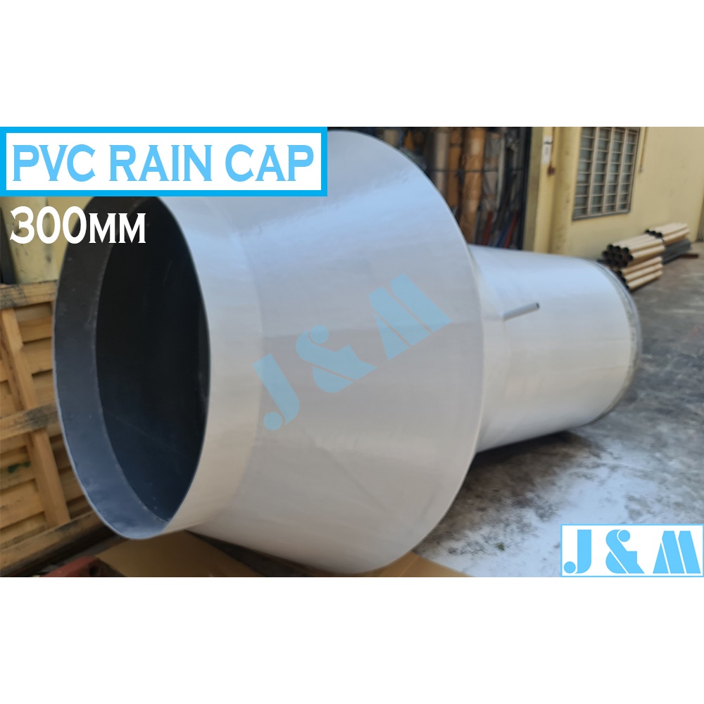 PVC Chimney Exhaust Rain Cap 300mm Mushroom/Diamond Head | Shopee Malaysia