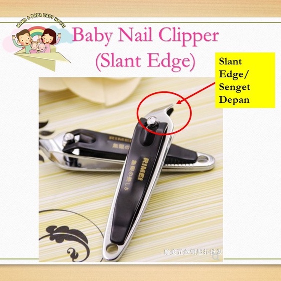 Metal Slanted Edge Nail Clipper / Toe Cutting Clippers Easy to Trim ...