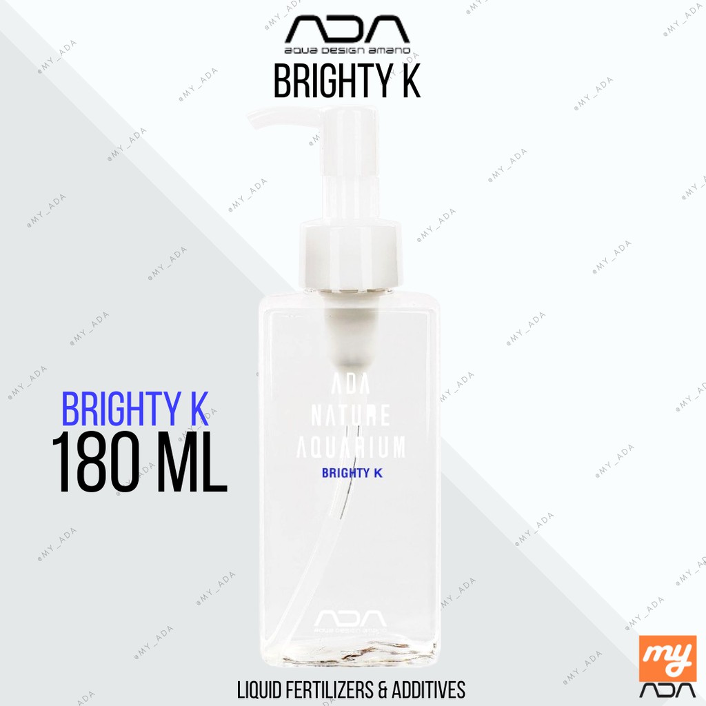 ADA Brighty K 180ML Liquid Fert for Aquariums Aqua Design Amano ...