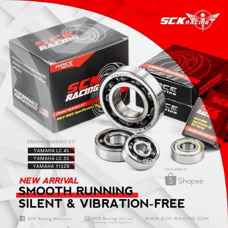 SCK RACING Y15ZR /LC135 4S /LC135 5S ENGINE BEARING SET | Shopee Malaysia