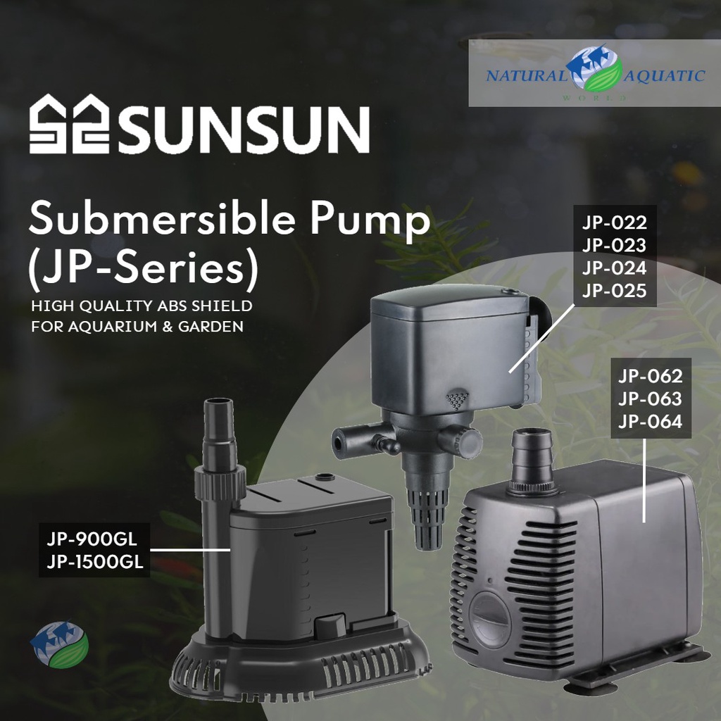 SUNSUN Aquarium Pump, Submersible Pump, Top Filter Pump, Filter Pump ...
