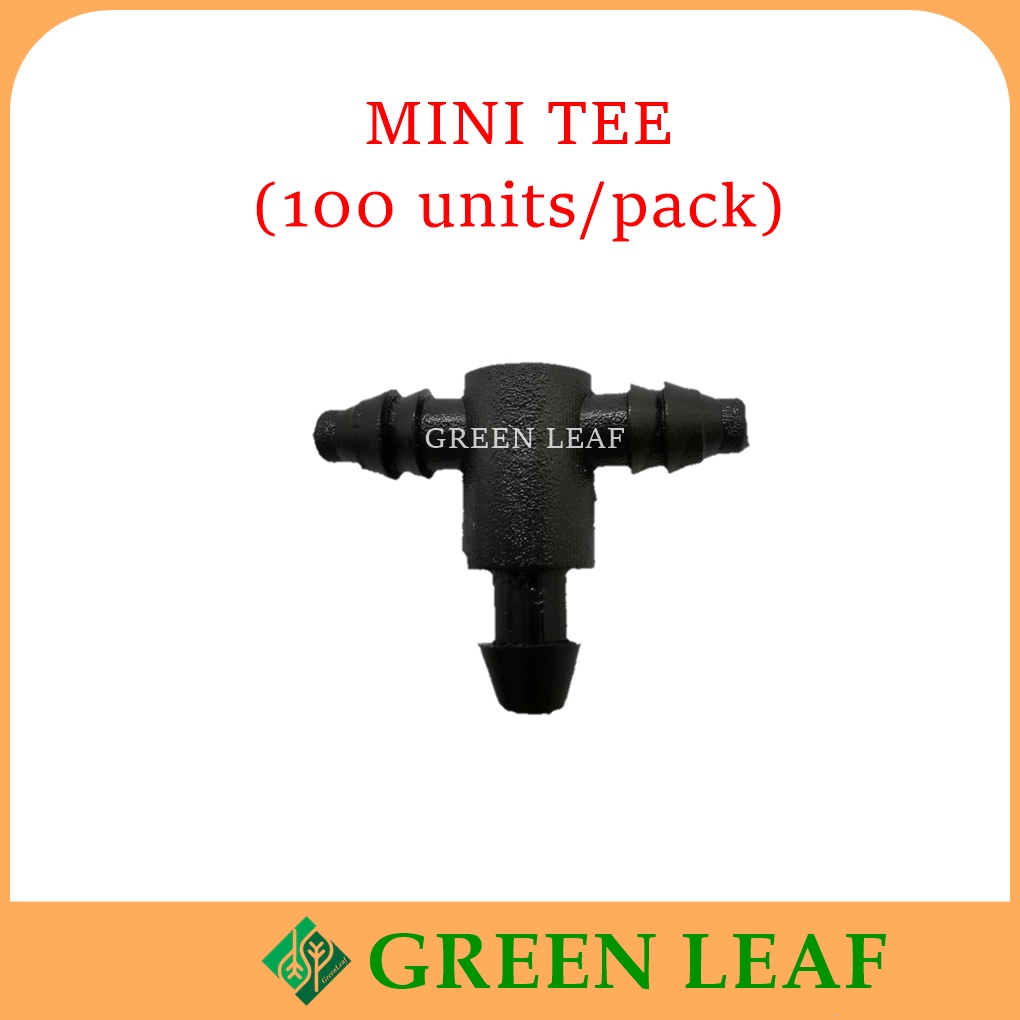 (100 pcs) Micro Tee 4MM 3 Way Joiner Mini Tee Fertigation Fertigasi ...