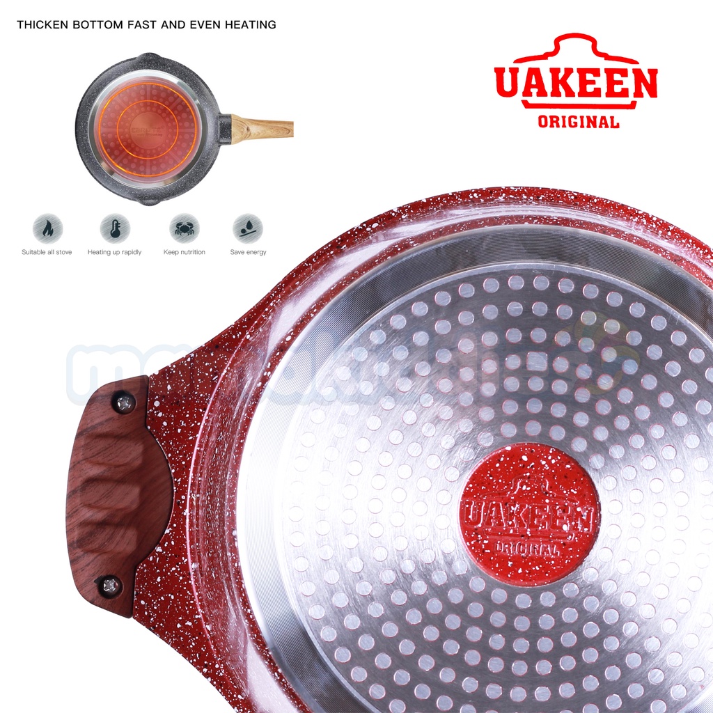 ZKDZ PAYDAY SALE Germany Uakeen 6pcs Cookware Set High Quality Granite ...