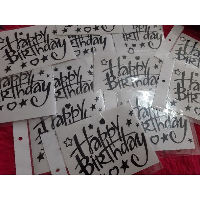 happy birthday...sticker belon | Shopee Malaysia