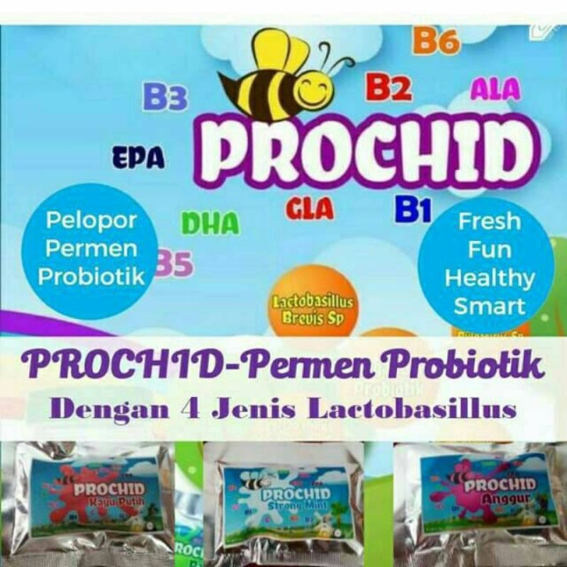 Prochid PROBIOTIC CANDY SAFE FOR CHILDREN AND ADULTS SACHET | Shopee ...