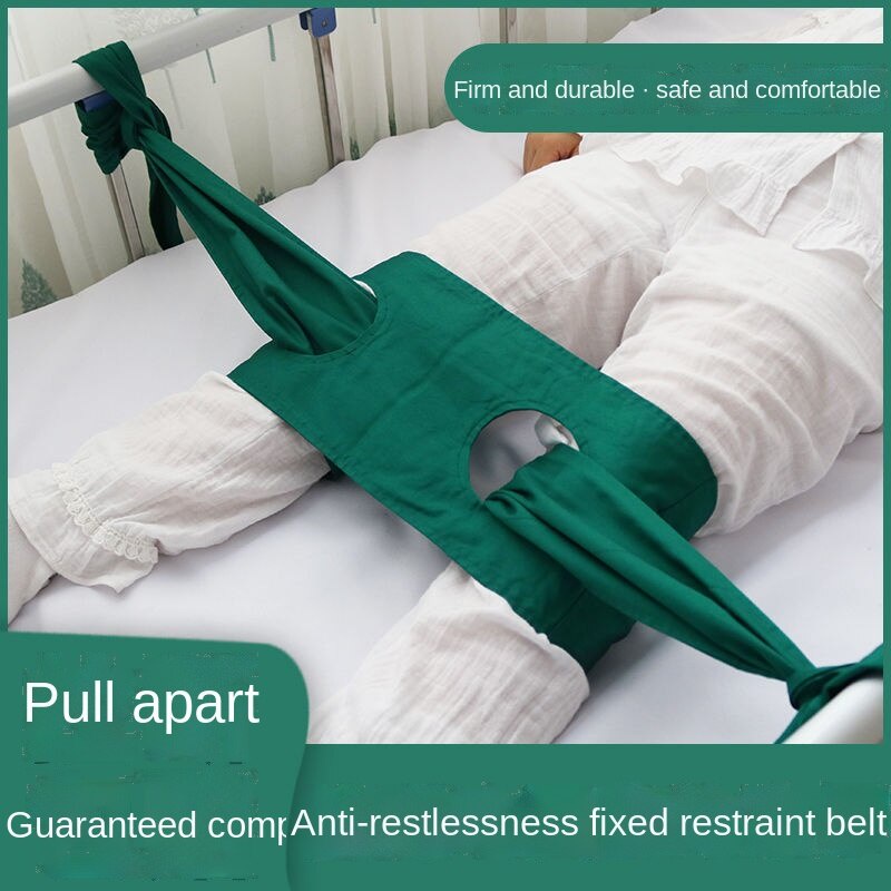 Knee Restraining Strap Bed Belt Anti‑Fall Safe Restraints for Elderly ...