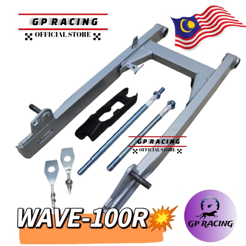WAVE100R SWING ARM FULL SET WITH SHAFT, BUSH, AFJUSTER REAR FORK "GP ...
