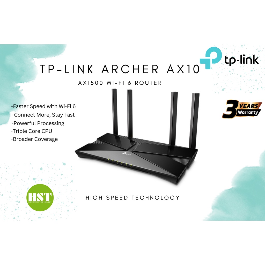 TP-LINK Archer AX10 AX1500 Wi-Fi 6 Router | Shopee Malaysia