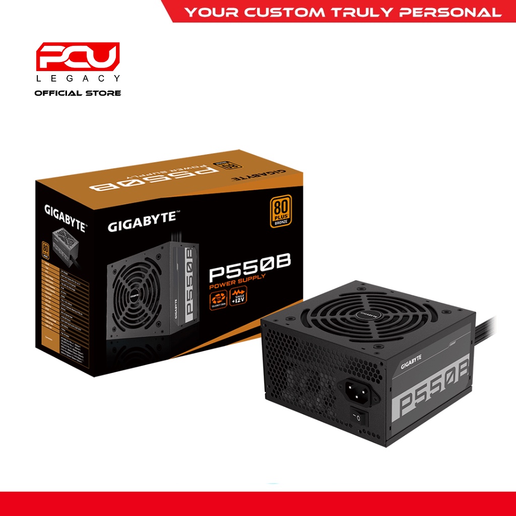 GIGABYTE P550B 550W 80 PLUS BRONZE POWER SUPPLY UNIT - 3 YEARS WARRANTY ...