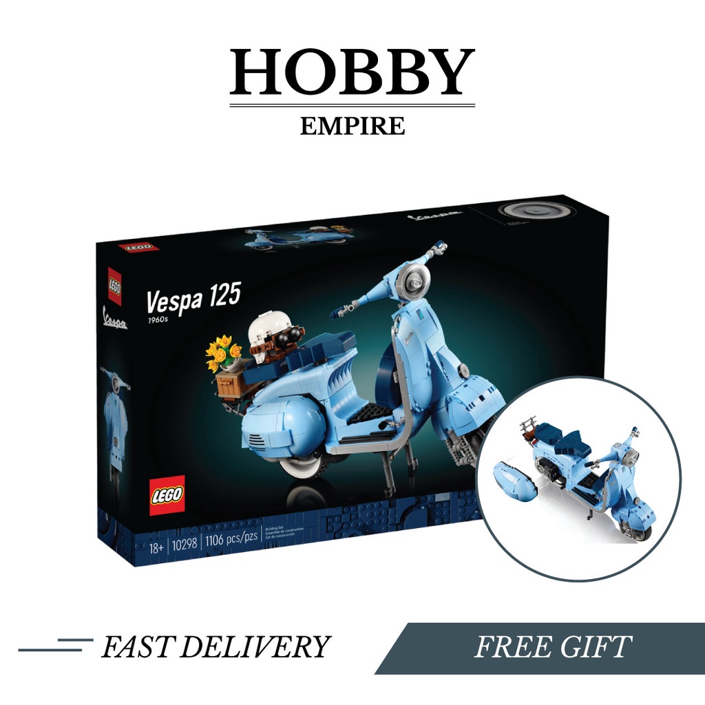 LEGO Creator Expert 10298 Vespa 125 *Original LEGO Set Extra Bubble ...