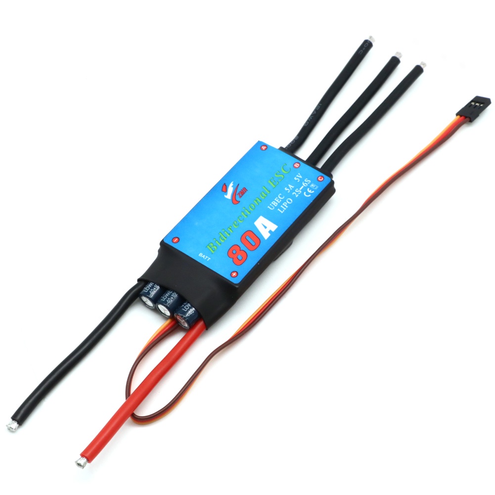 ZMR 12A 20A 30A 40A 50A 60A 80A Bidirectional Brushless ESC for RC Boat Rc Car Pneumatic ...