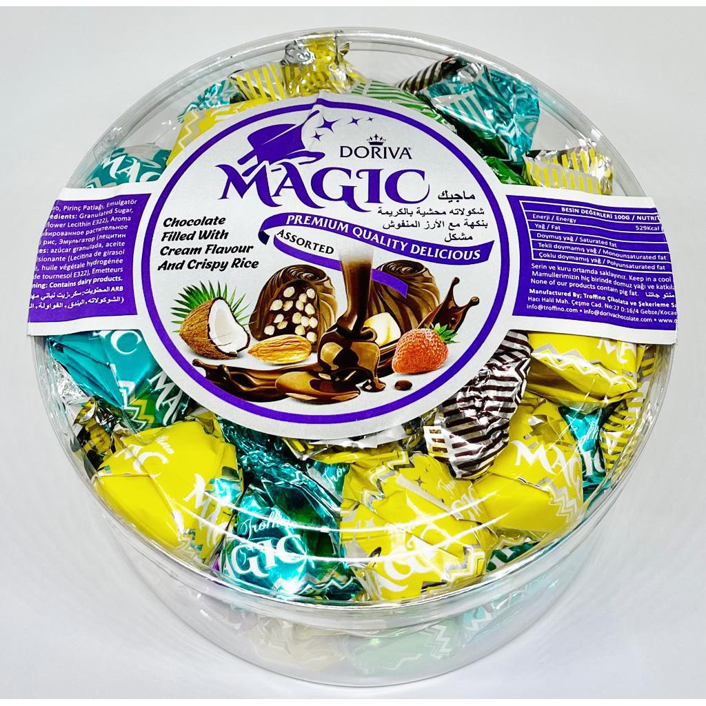 DORIVA MAGIC PVC BOX (ASSORTED) CHOCOLATE 500G(EXP : 30/10/2022) | Shopee Malaysia