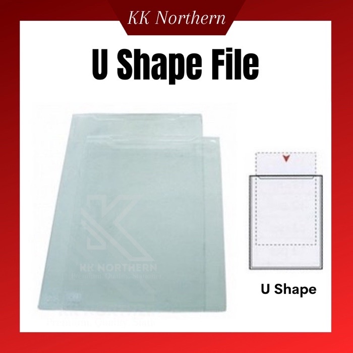 L U C shape A4 PVC Clear Folder Transparent File Folder Clear File ...