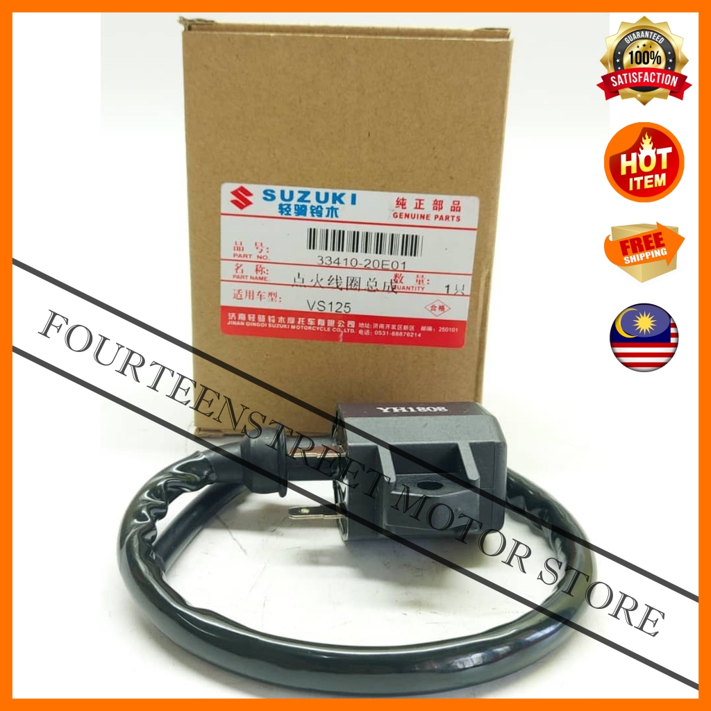 100% Original Suzuki VS125 VS 125 Plug Coil / Starter / Koil / Ignition ...