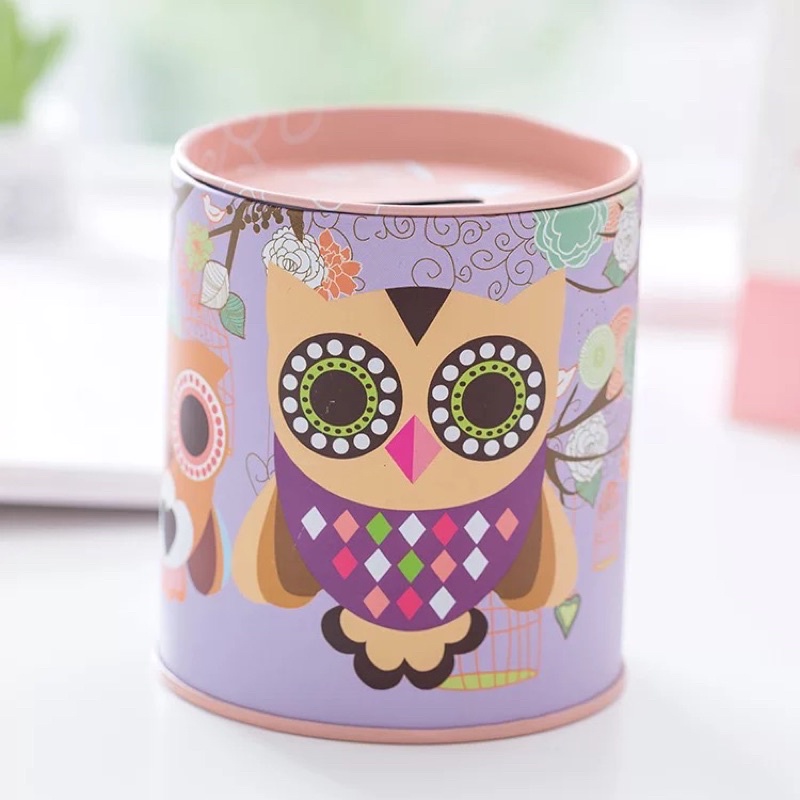 Owl tabung Flamingo tabung emoji coin bank tabung duit ins coin box ...
