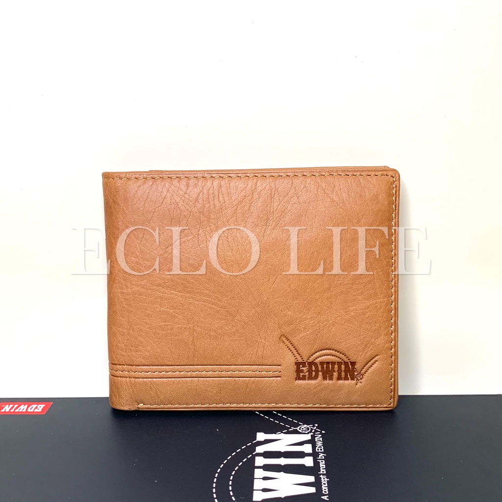 Edwin Short Wallet Genuine Leather 100% Original [30843 I 30807 I 30823 ...