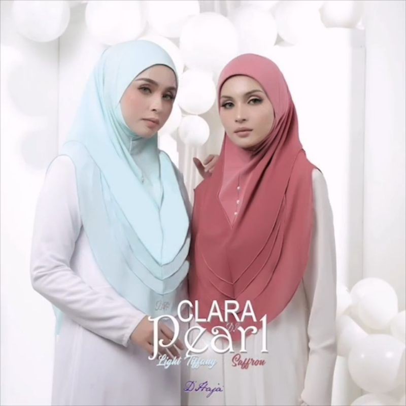 Dhaja 20 warna Clara Pearl Size M 💯 Authentic Tudung Sarung Instant | Shopee Malaysia